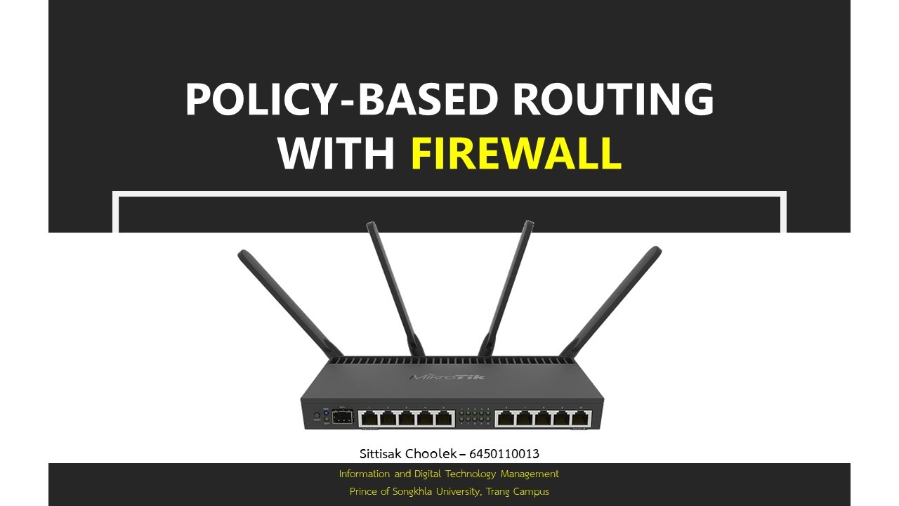 Networking | POLICY BASE ROUTING WITH FIREWALL - YouTube