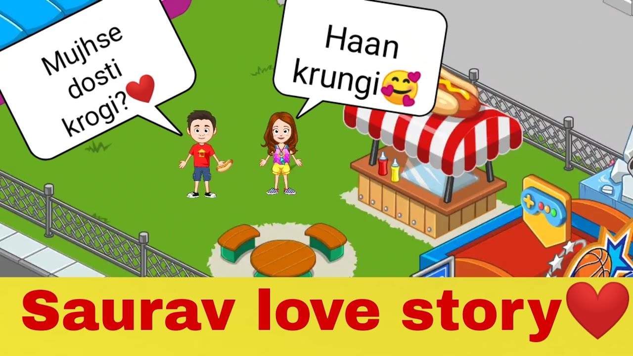 Saurav ko hua pyar💕 ️ | My town mai aayi Saina🥰😍 Part-1 | My town home ...