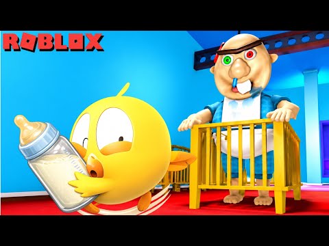 CAN CHICKY ESCAPE BABY BOBBY DAYCARE?! Roblox Obby