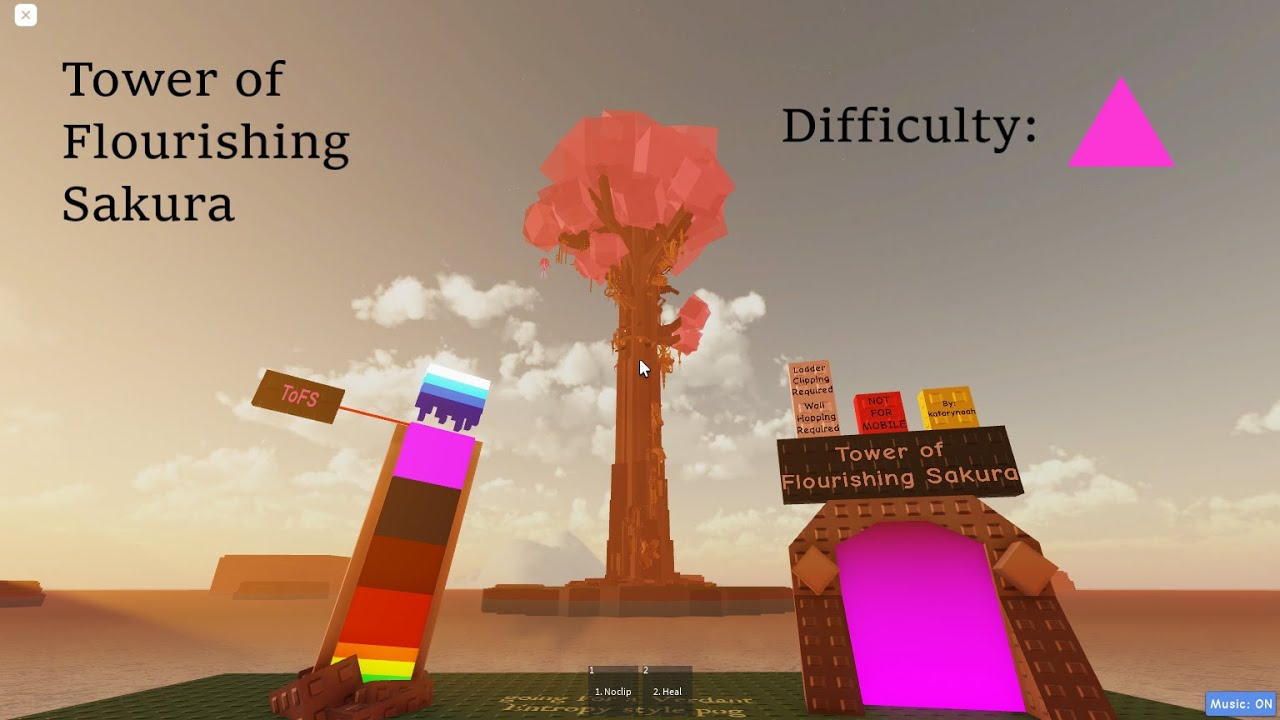 JToH Whitelisted Towers Part 1 (Tower of Flourishing Sakura) - YouTube