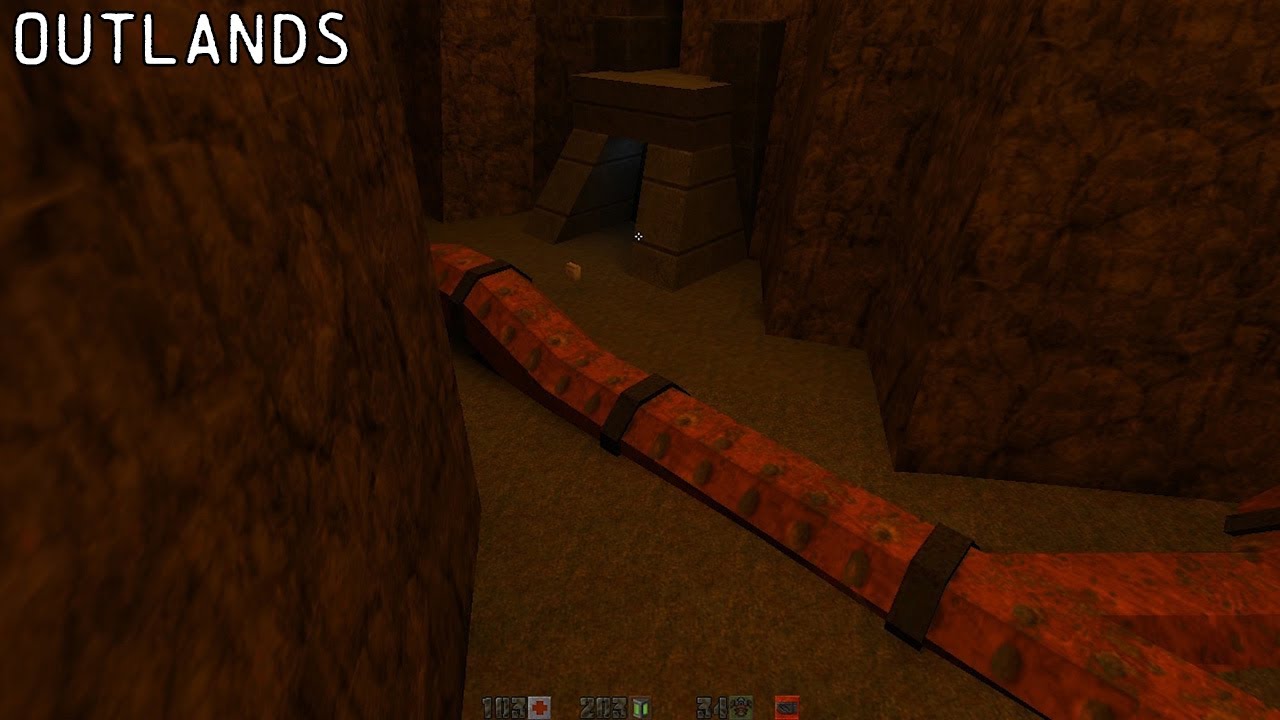 Quake 2 Campaign Playthrough Part 33 (Outlands) Played on Hard - YouTube