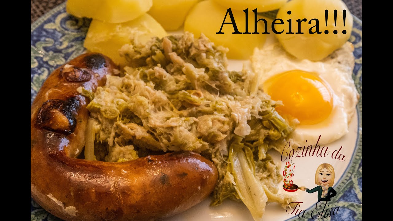Alheira deliciosa!!! com batata, ovo e pencas :) - YouTube