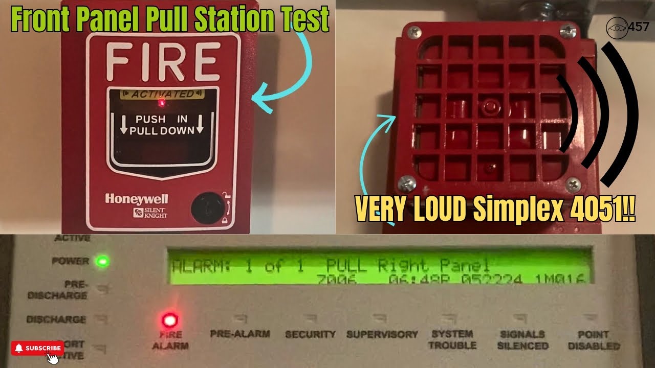 Front Panel Pull Station Fire Alarm System Test 3 - YouTube