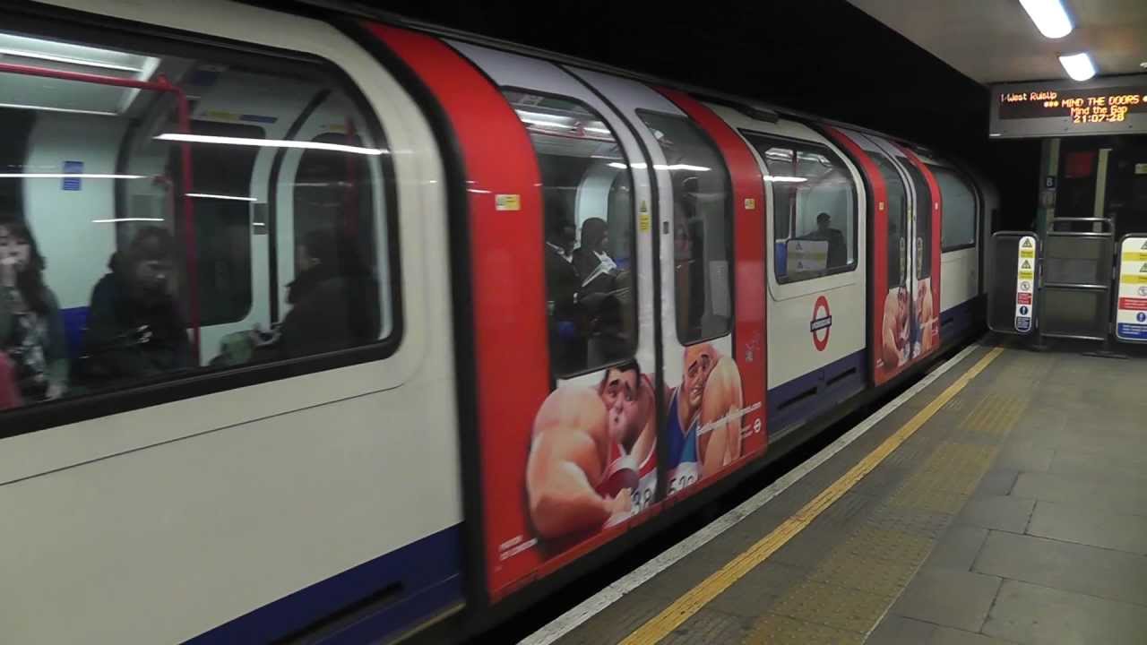 Central Line 1992TS 91325 Get Ahead Of The Games Livery Departing Mile ...