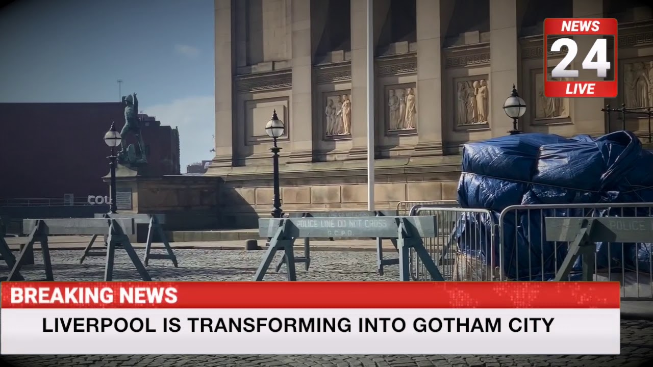 'The Batman' Is Shooting Scenes In Liverpool City Centre - YouTube