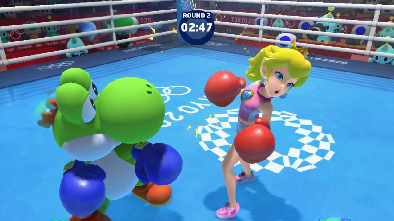Mario & Sonic At The Olympic Games Tokyo 2020 Boxing Yoshi VS Bowser Jr ...