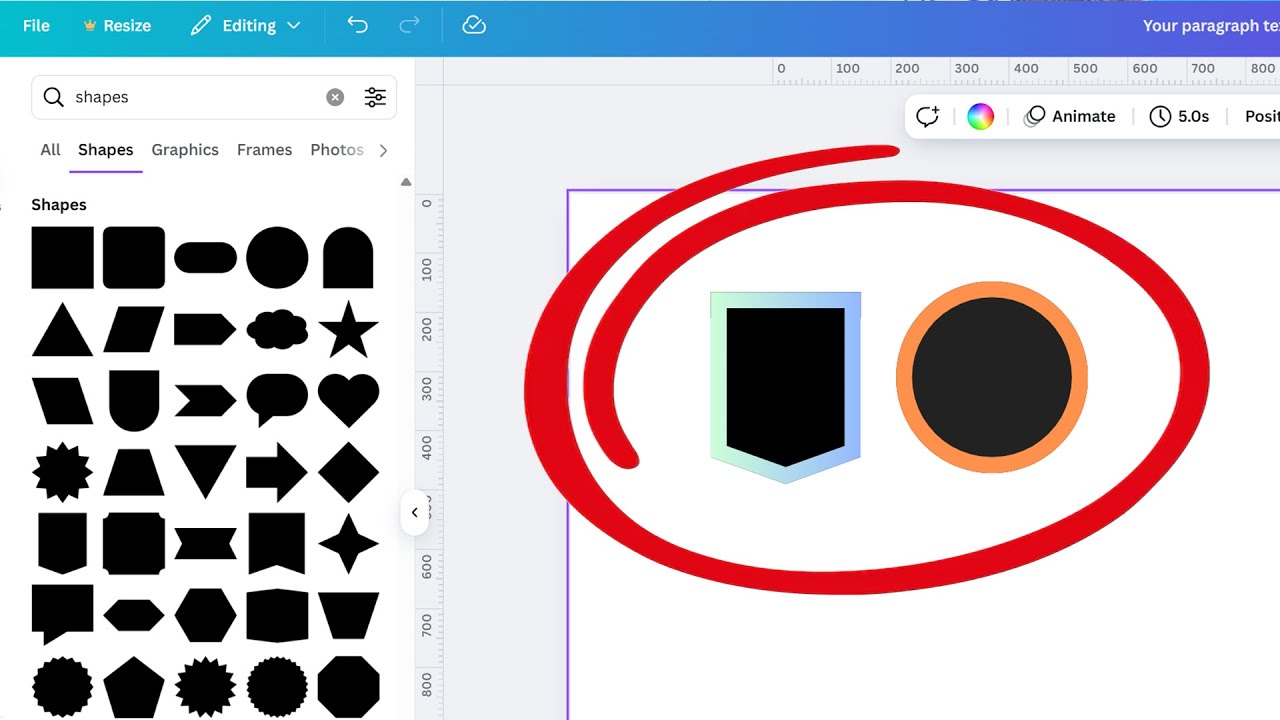 How To Add Border To a Shape in Canva (Step By Step) - YouTube