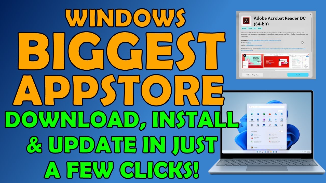 Windows Biggest App Store: Easily Download Install and Update Apps In ...