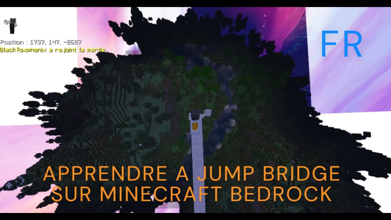 comment jump bridge sur Minecraft Bedrock - YouTube
