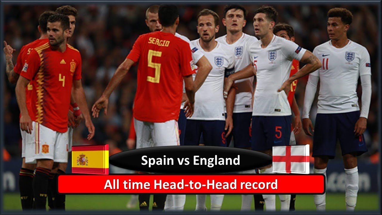 Spain vs England: All time head-to-head record ।। Three Lions ।। Euro ...