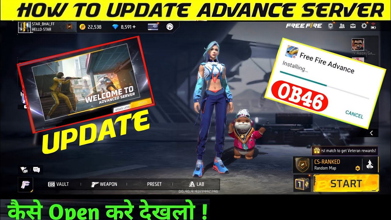 How To Update Free Fire Advance Server Open Kyu Nahi Ho Rha Hai | FF ...
