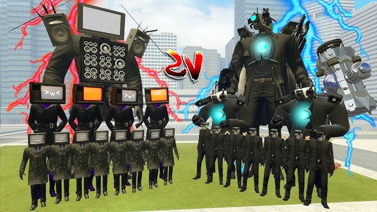 NEW UPGRADED TITAN CAMERAMAN VS ALL BOSSES TITAN TV MAN, SPEAKER MAN ...