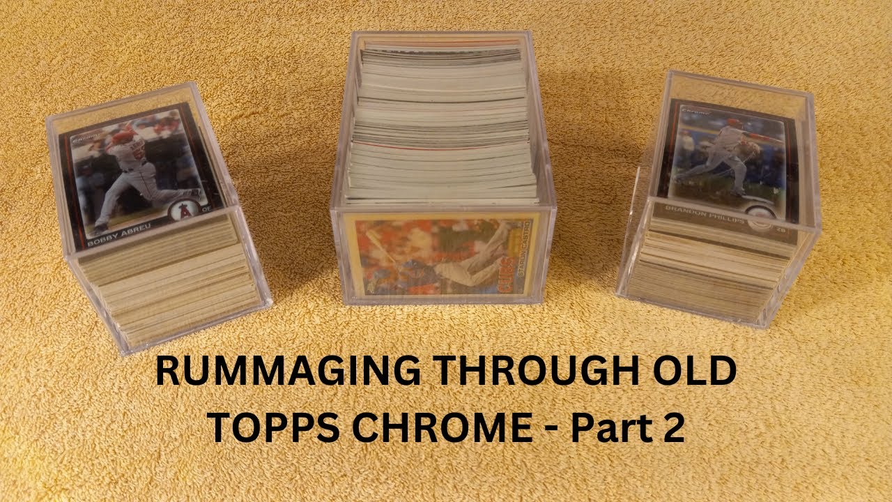 Rummaging Through Old Boxes FULL of Topps Chrome, #'d Parallels ...