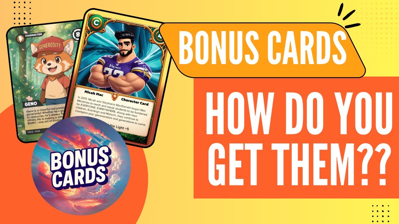 BGMC BONUS CARDS!!! (Giveaway winner!!) - YouTube