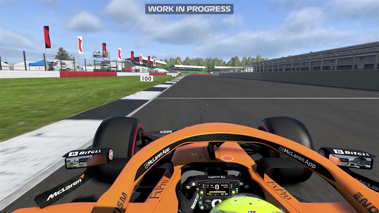 Norris on Silverstone - TV Pod view (F1 2021 Gameplay) - YouTube