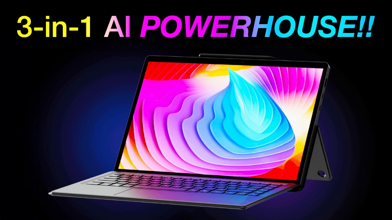 An AMD 3 in 1 Tablet is BETTER than you think! - MinisForum V3 Review ...