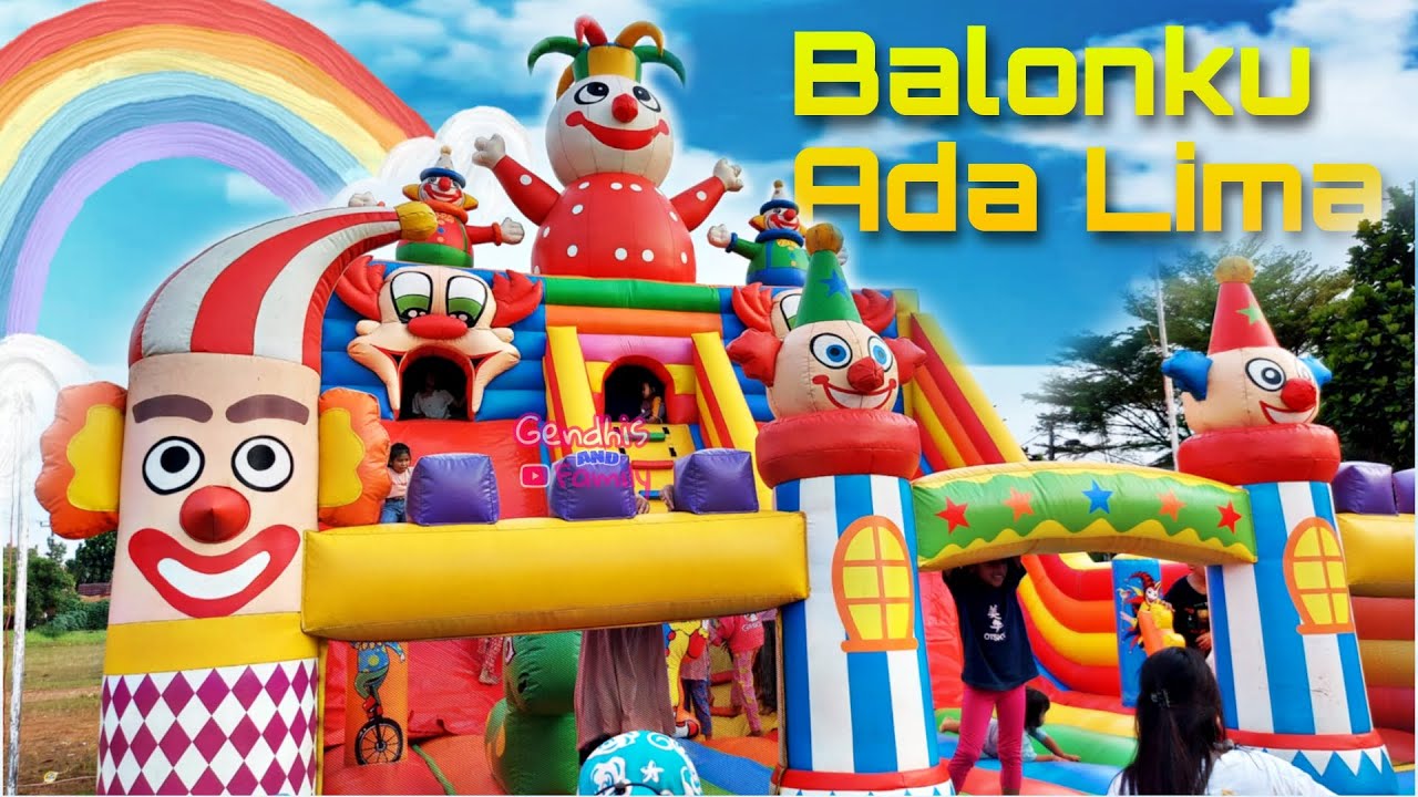 Istana Balon Raksasa | Rumah Balon - Badut Lucu | Odong-Odong Istana ...