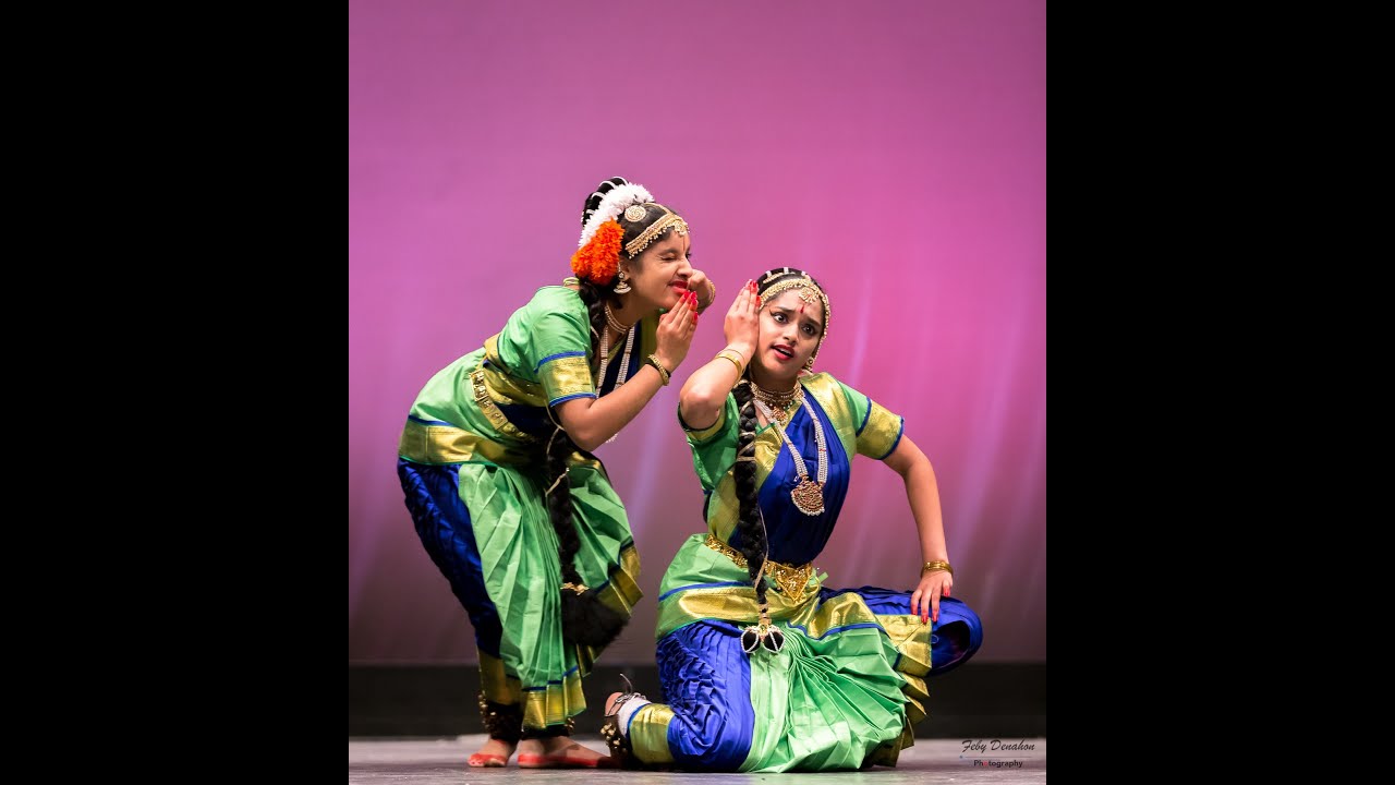 Kuchupudi dance performance | Swetha Nair & Ridhima Prasanth | School ...