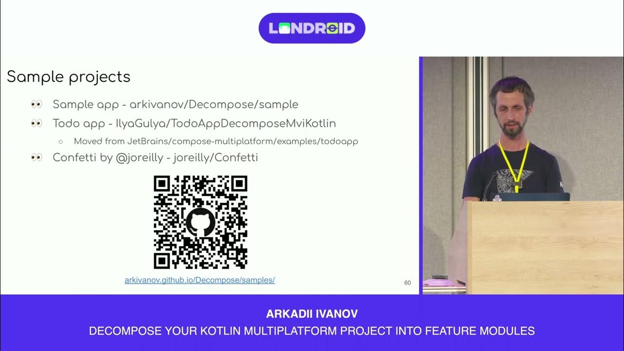 Decompose your Kotlin Multiplatform project into feature modules - YouTube