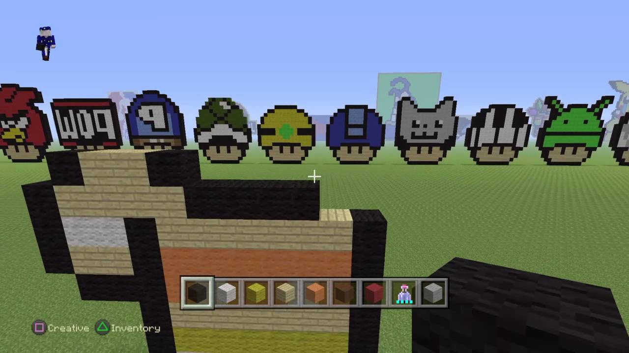 Minecraft Pixel Art Tutorial - WWE MACHO MAN RANDY SAVAGE - YouTube