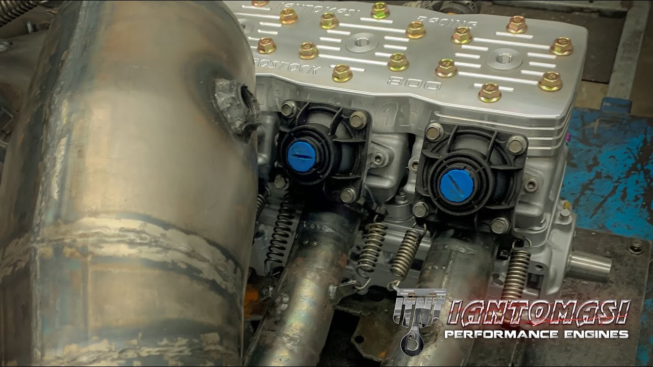 Polaris 800 XCR Stroker BIG power drag race engine Dyno Session - YouTube