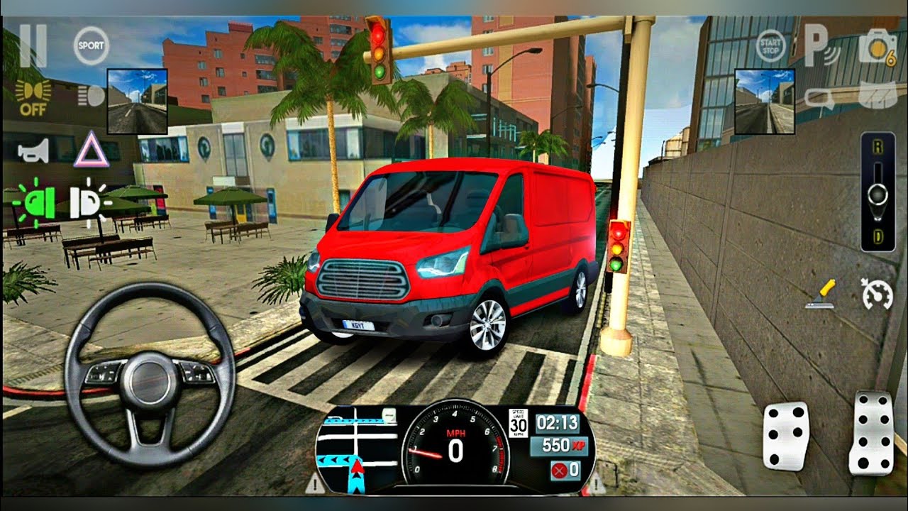 Driving School Sim 2020 - Mini Van Driving in Las Vegas - Minibus ...