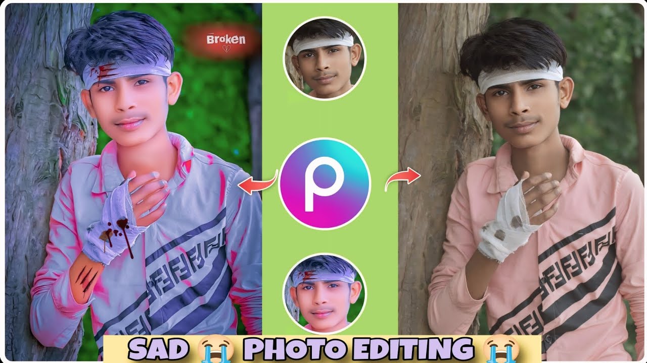 राज खोल दिया 😱 Sad Photo Editing || Sad Photo Editing PicsArt || Sad ...