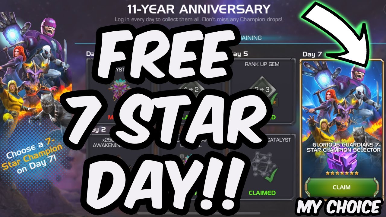 Free 7 Star Selector Day HAS ARRIVED!!! - MY CHOICE (NEW RANK 4 ...