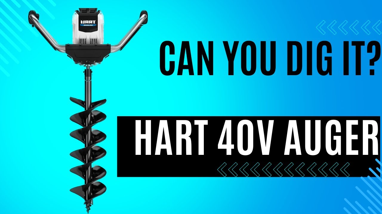 Putting the Hart 40V Electric Auger to the Test! - YouTube