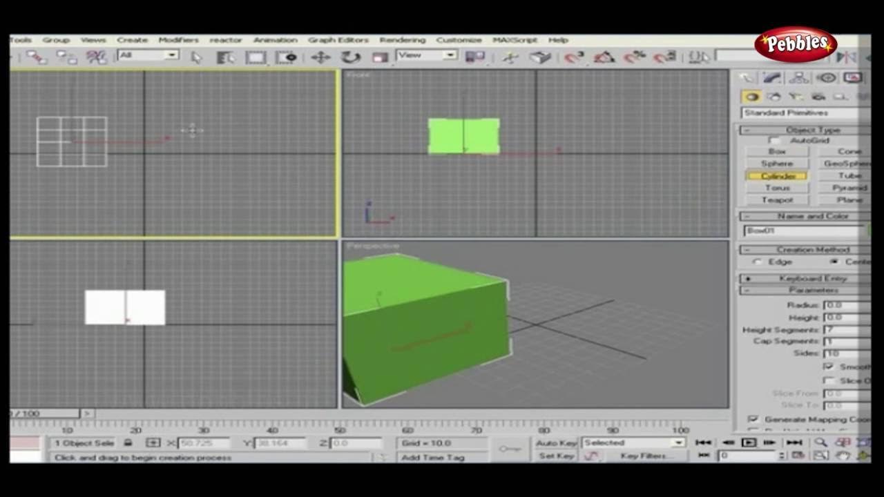 Creating Standard Primitives Objects in 3ds Max | Learn 3ds Max - YouTube