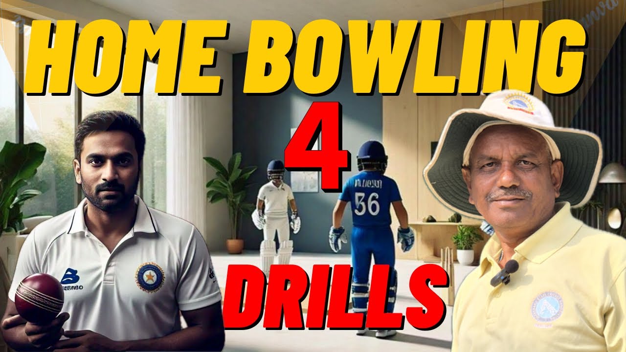 HOME BOWLING DRILLS in cricket | How to Practice bowling in home | how ...