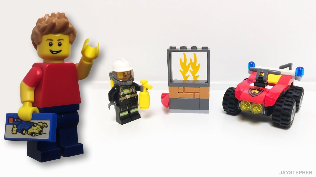 LEGO City Fire ATV 60105 Unboxing & Exploration - YouTube