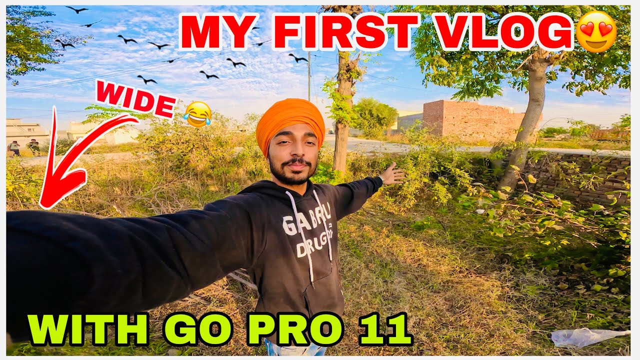 MY FIRST VLOG WITH GO PRO HERO 11 🤩 AMAZING SHOTS 🔥#myfirstvlog - YouTube