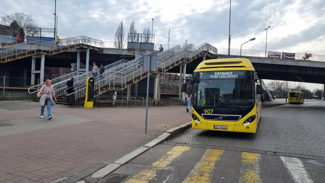 Linia 7 Hyperlapse 5x - Zabrze Goethego - Katowice Plac Wolności - YouTube