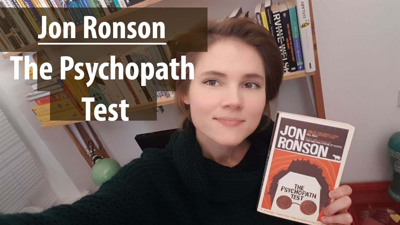Jon Ronson - The Psychopath Test: Thoughts and Impressions - YouTube