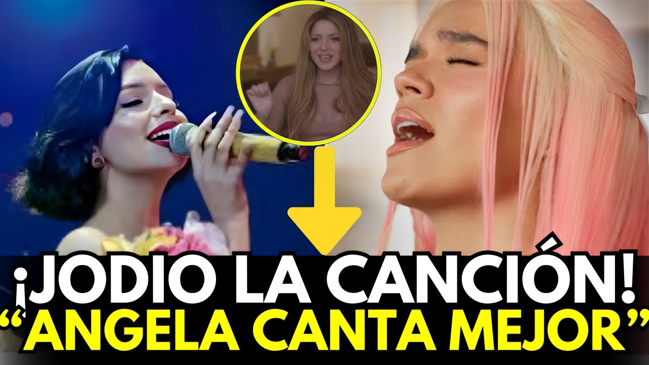 ¿ANGELA CANTA MEJOR ? Angela QUIERE interpretar esta canción Y ganarle ...