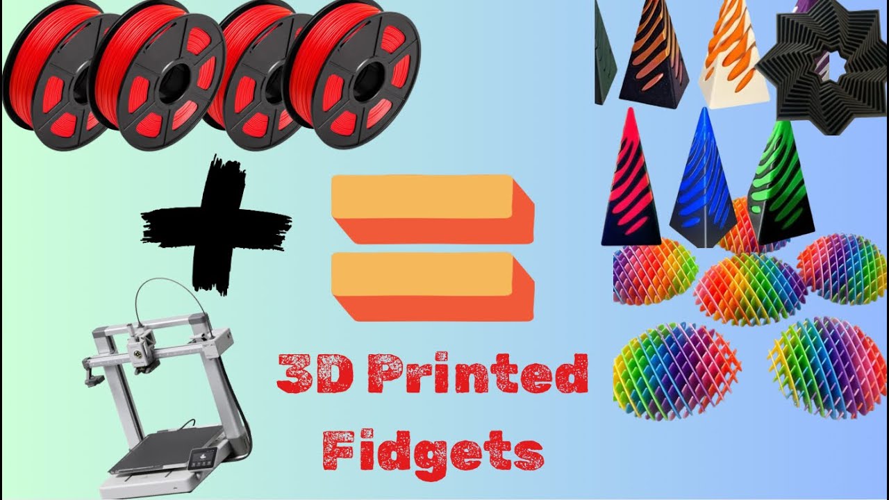 3D Printed Fidgets part 1 - YouTube