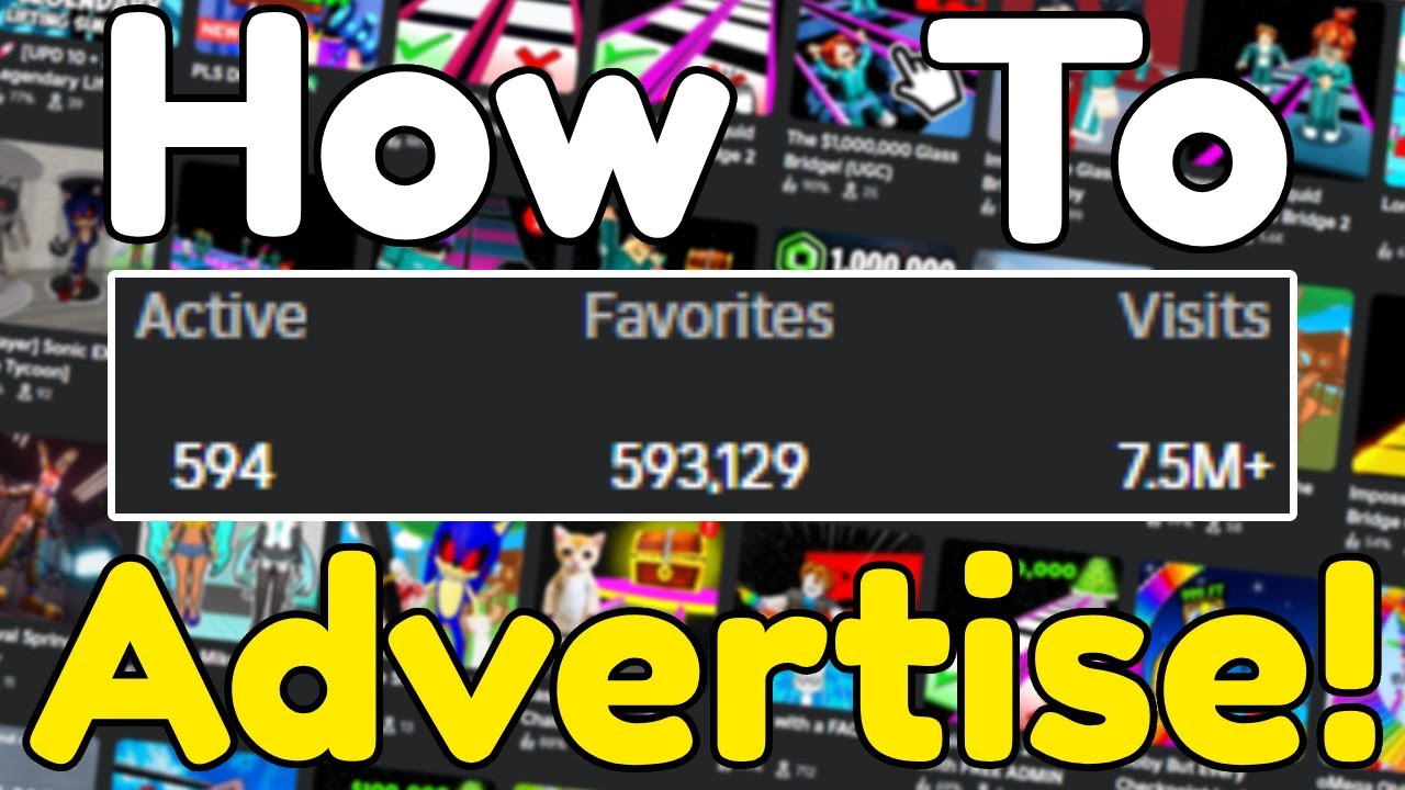 How To Advertise Your ROBLOX Game (Amazing Methods!) - YouTube