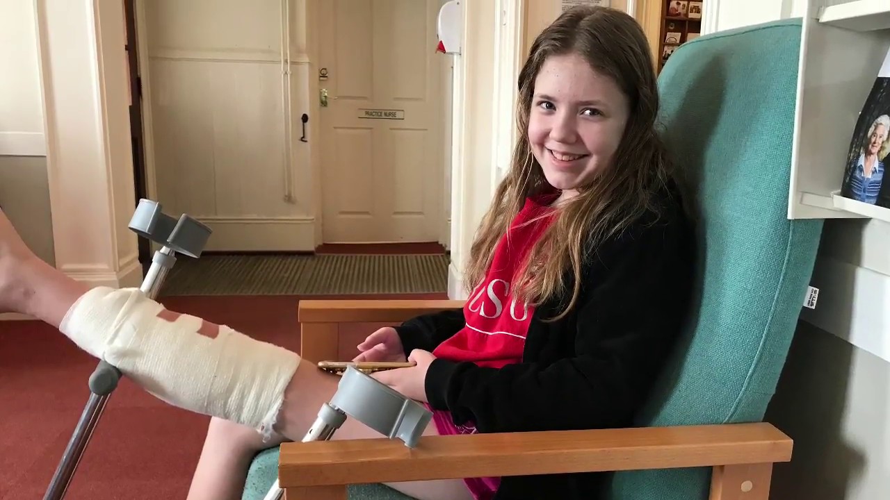 Sienna has to see the Nurse after her operation - YouTube