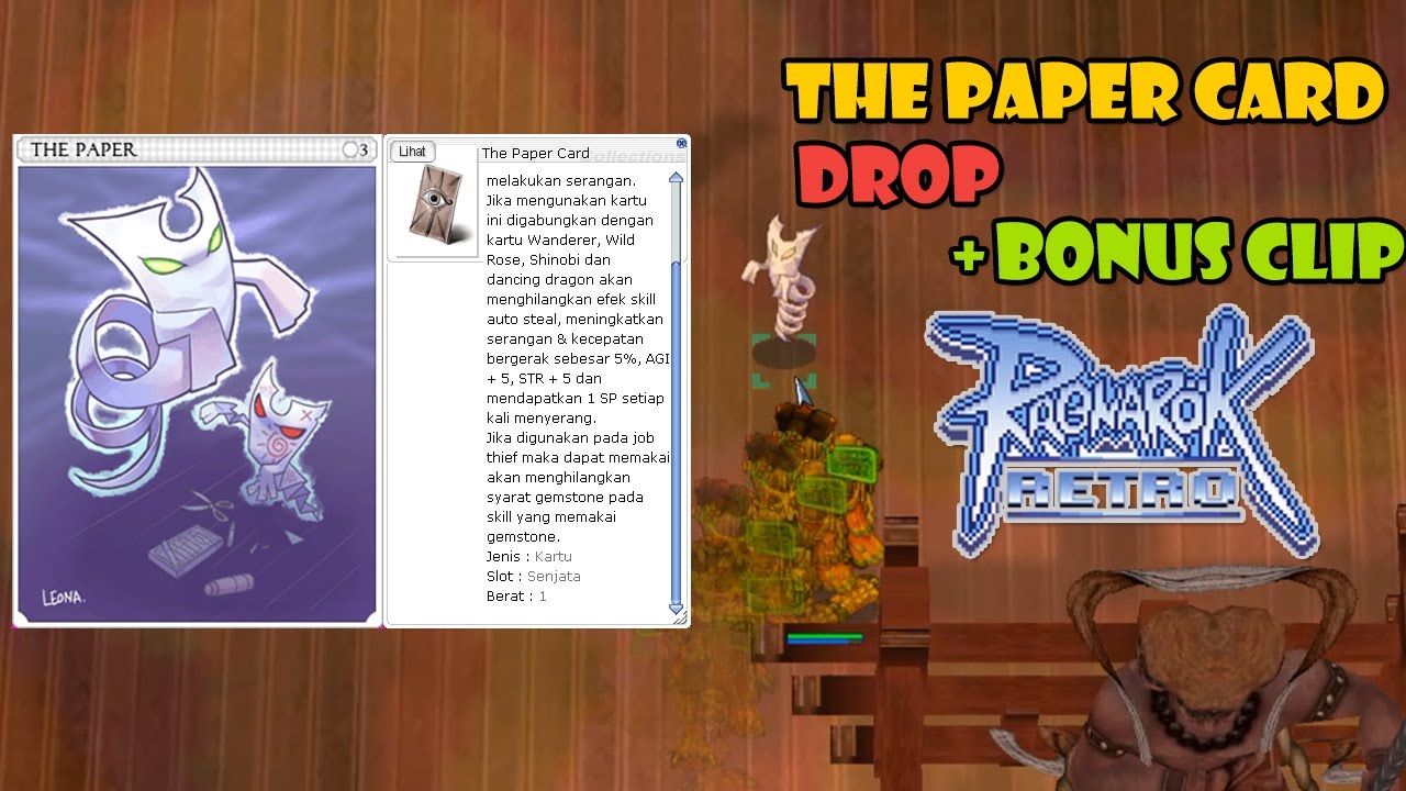 Ragnarok Retro (RO Retro) - Crusader - Defender - The Paper Card Drop ...