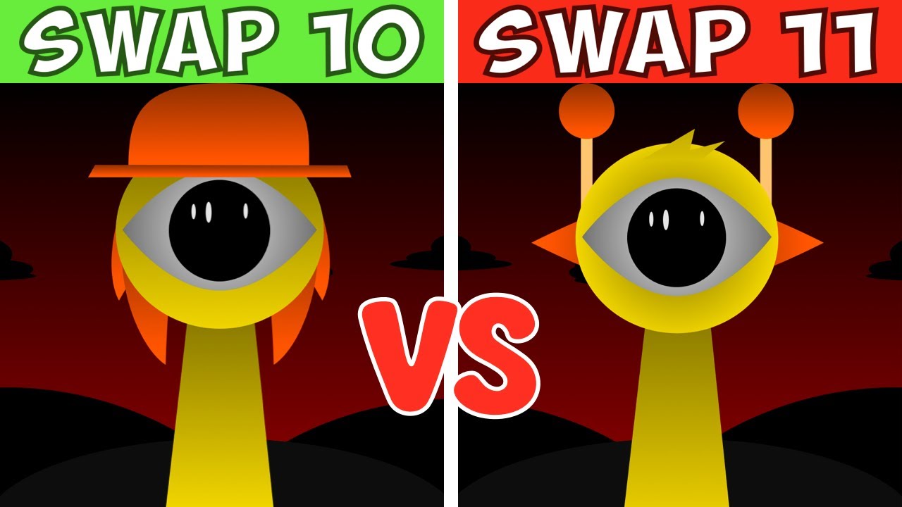 Sprunki Phase 2 SWAP 10 VS SWAP 11 - YouTube