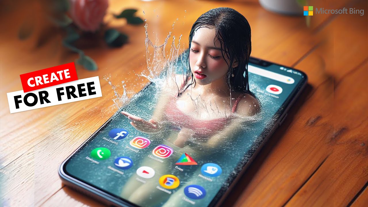 3D POP OUT with AI Microsoft bing - Create For FREE - No Photoshop - Graphic Hub - YouTube