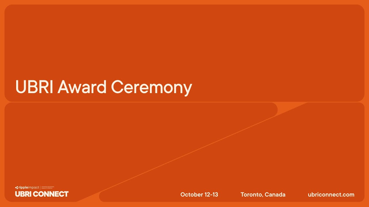 UBRI 2023 Award Ceremony | UBRI Connect 2023 - YouTube