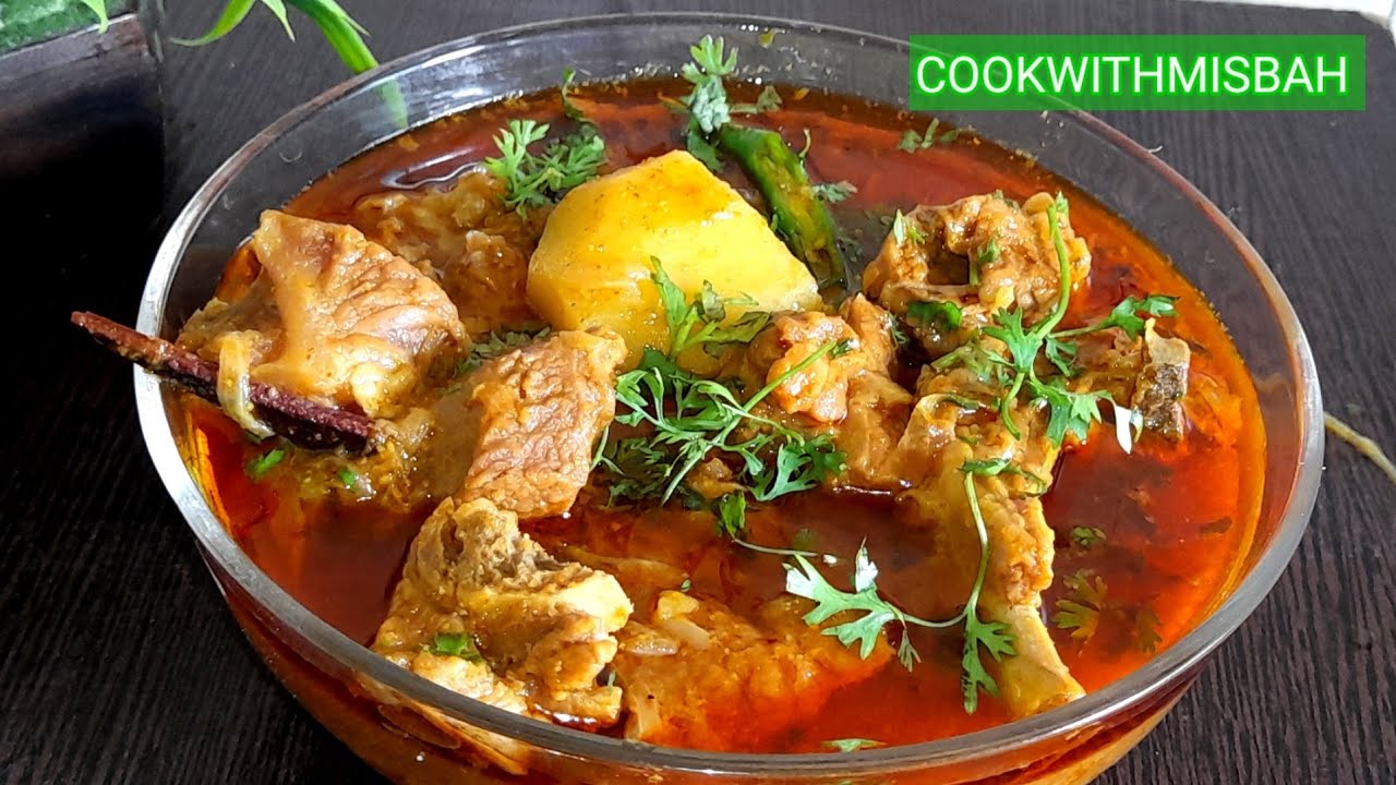 Aloo Gosht Authentic Recipe | Traditional Aloo Gosht Recipe | Degi Aloo ...