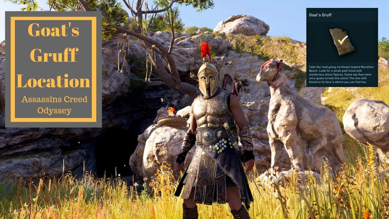 Assassins Creed Odyssey| Goat's Gruff Location - YouTube