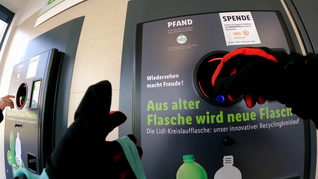 Pfand Machine Lidl - YouTube