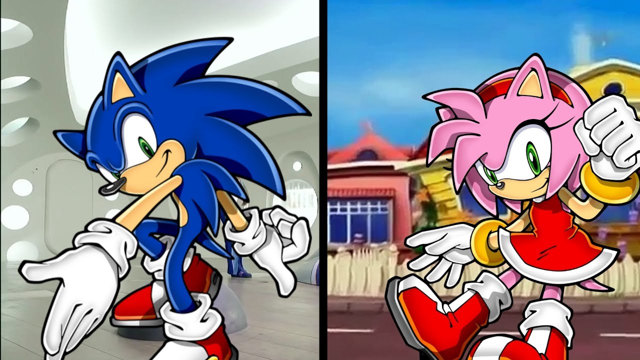 Amy rose y Sonic - no one is Lazy in Lazy Town - YouTube