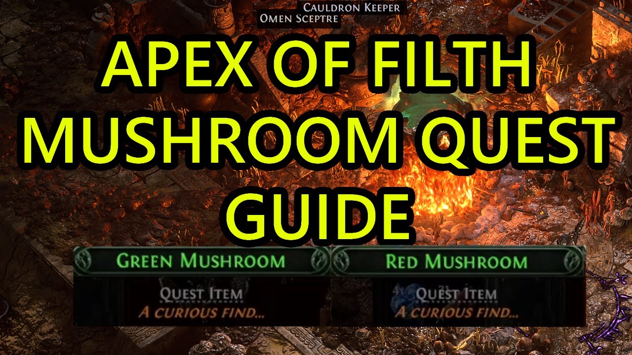Path of Exile 2 Red Mushroom Green Mushroom and Blue Mushroom Use ...