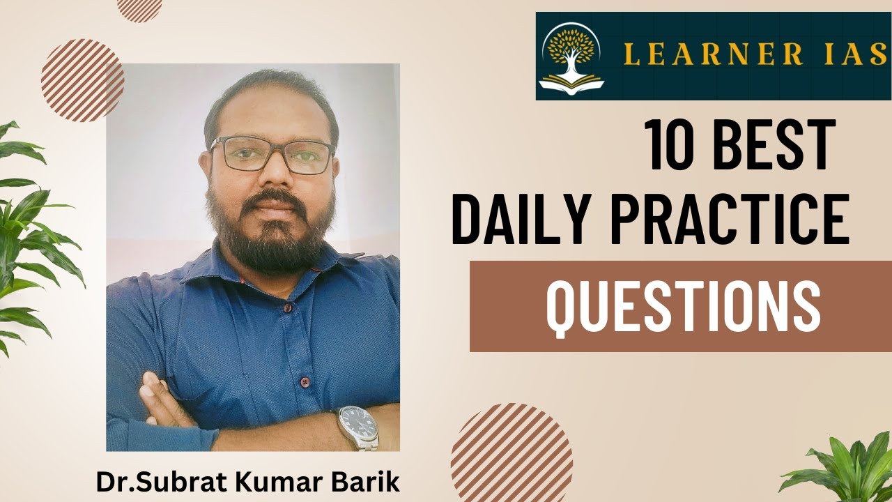 DPQ-17(DAILY PRACTICE QUESTIONS) FOR #UPSC #IAS #statepcs - YouTube