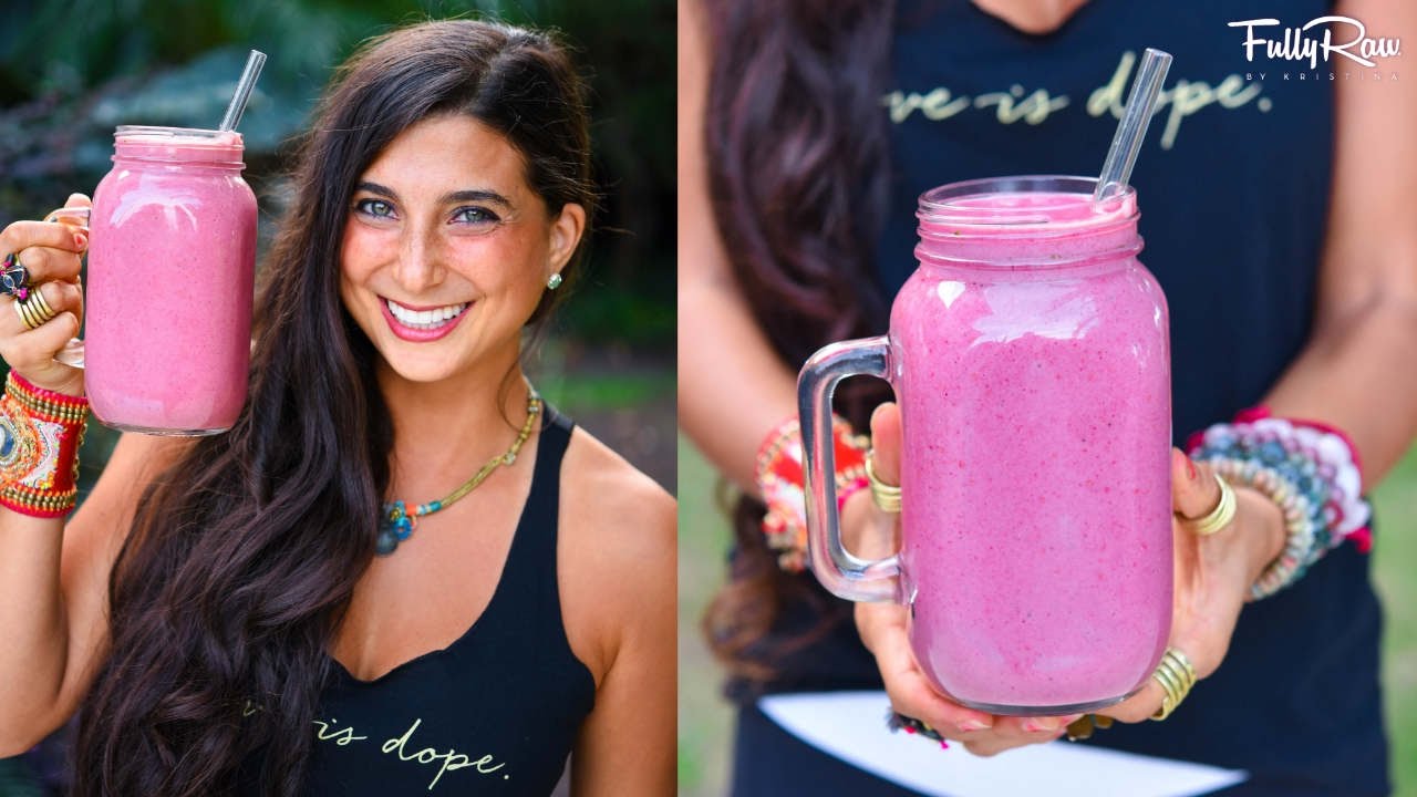 BEST POST WORKOUT PROTEIN SMOOTHIE FullyRaw Vegan YouTube